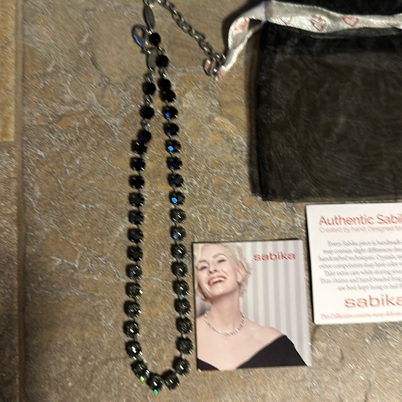 Sabika | Jewelry | Sabika Necklace Vault Half Gray And Half Black ...